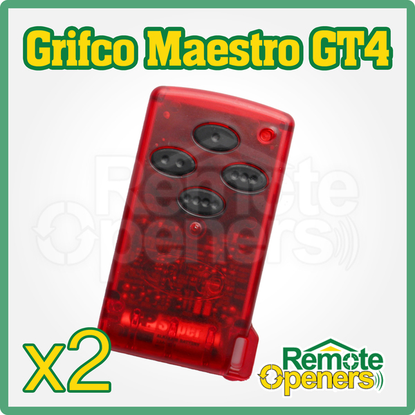 Grifco Remote GT4, Grifco Maestro motor compatible,Grifco remotes, GT4 ...